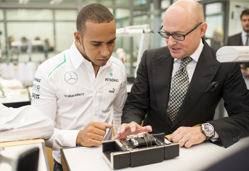 IWC welcomes Lewis Hamilton to HQ - WATCHPRO USA