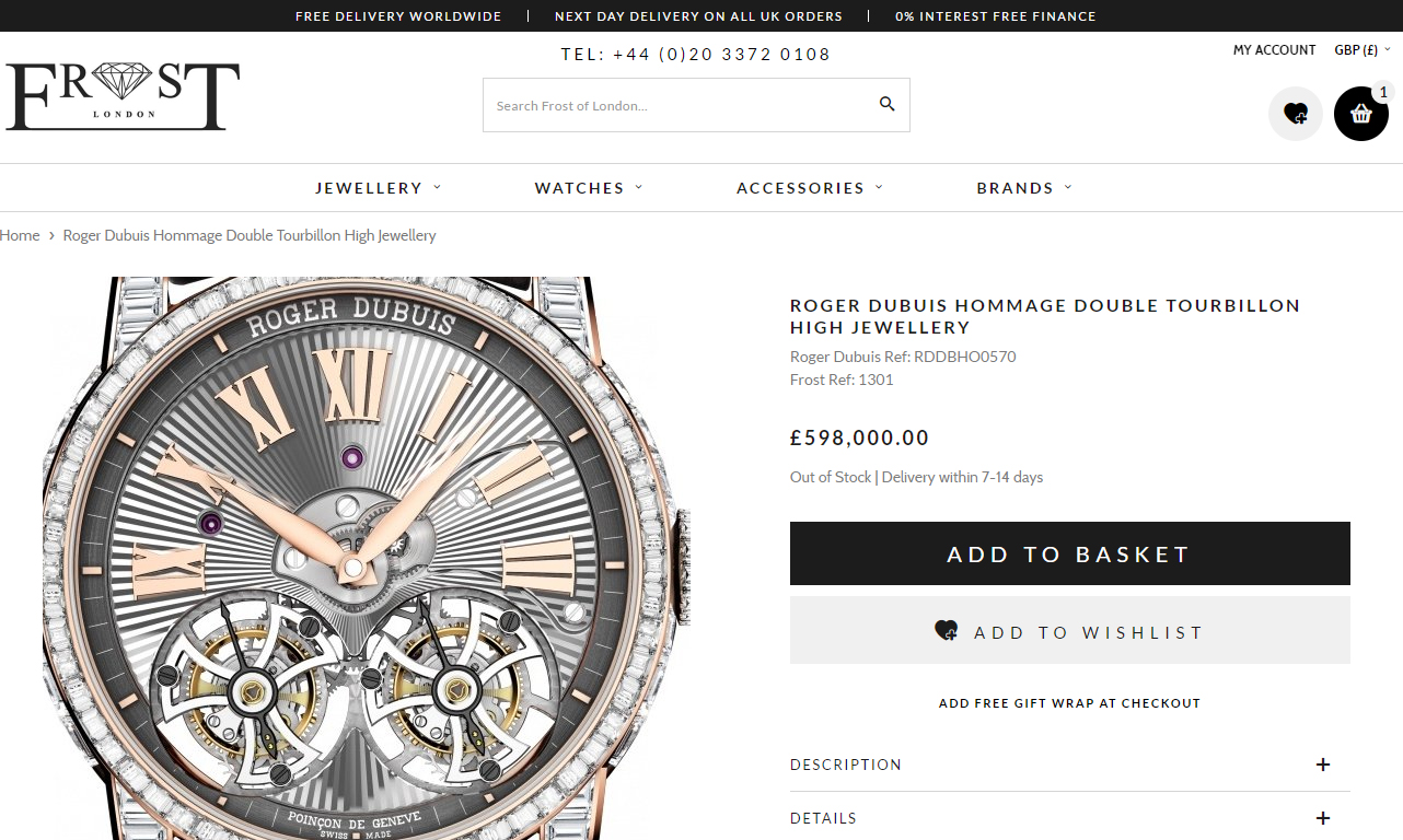 Frost of London upgrades digital presence and offers £600k watches to ...
