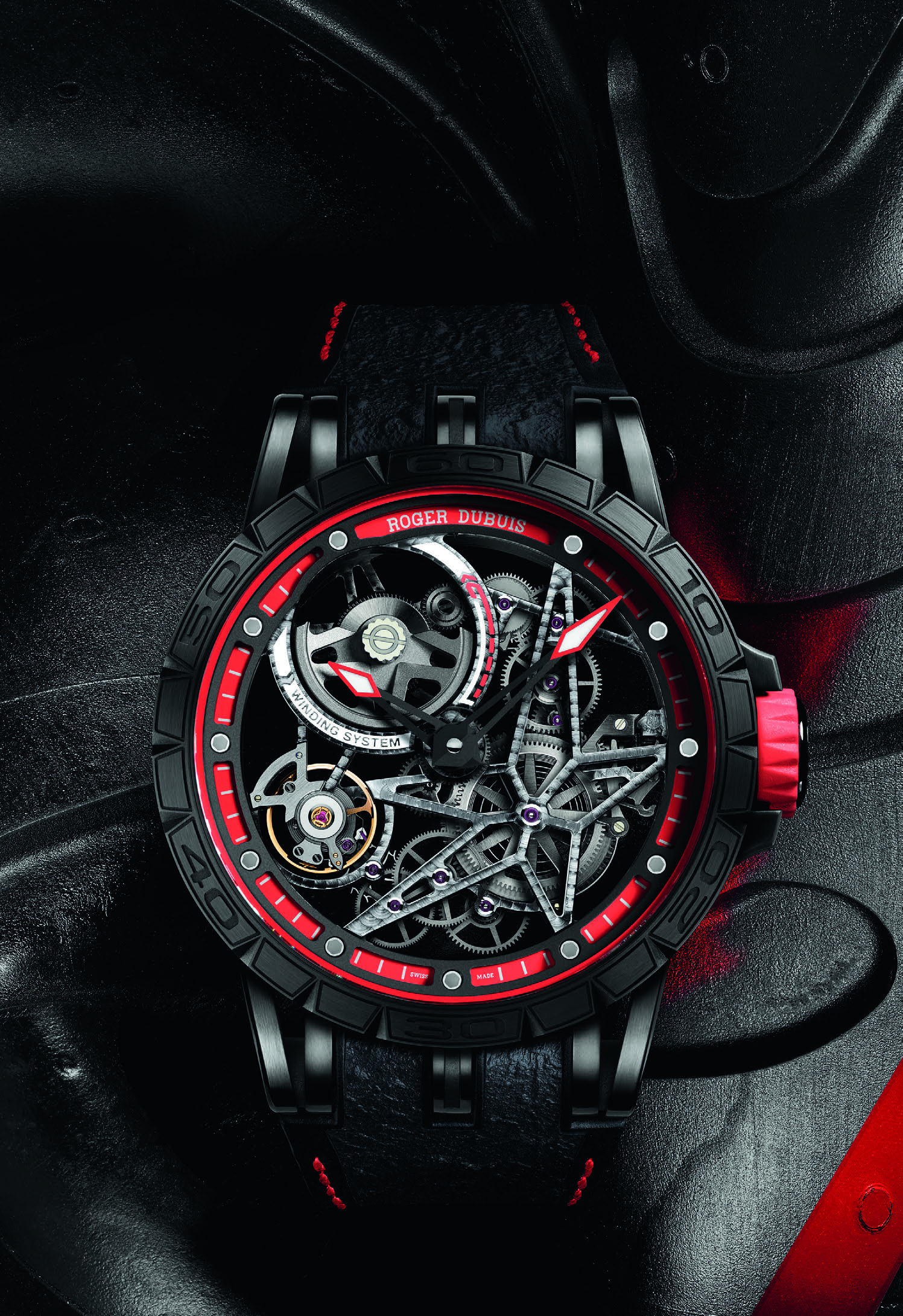 Roger Dubuis Excalibur Spider Pirelli pits at Harrods