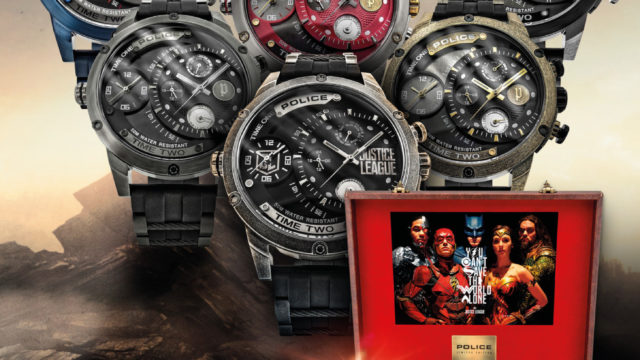 Police packs six exclusive timepieces into a Justice League Heroes Box ...