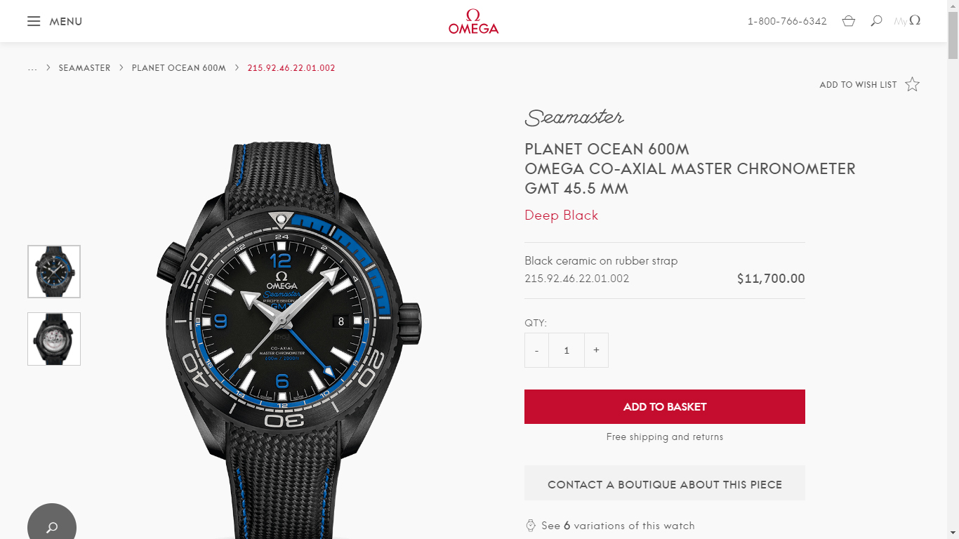 NEWS FLASH: Omega opens its own online shopping portal