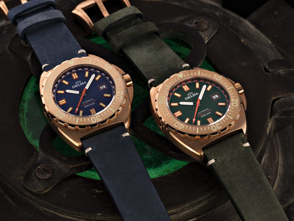 Delma makes a bronze edition of its Shell Star professional diver’s ...