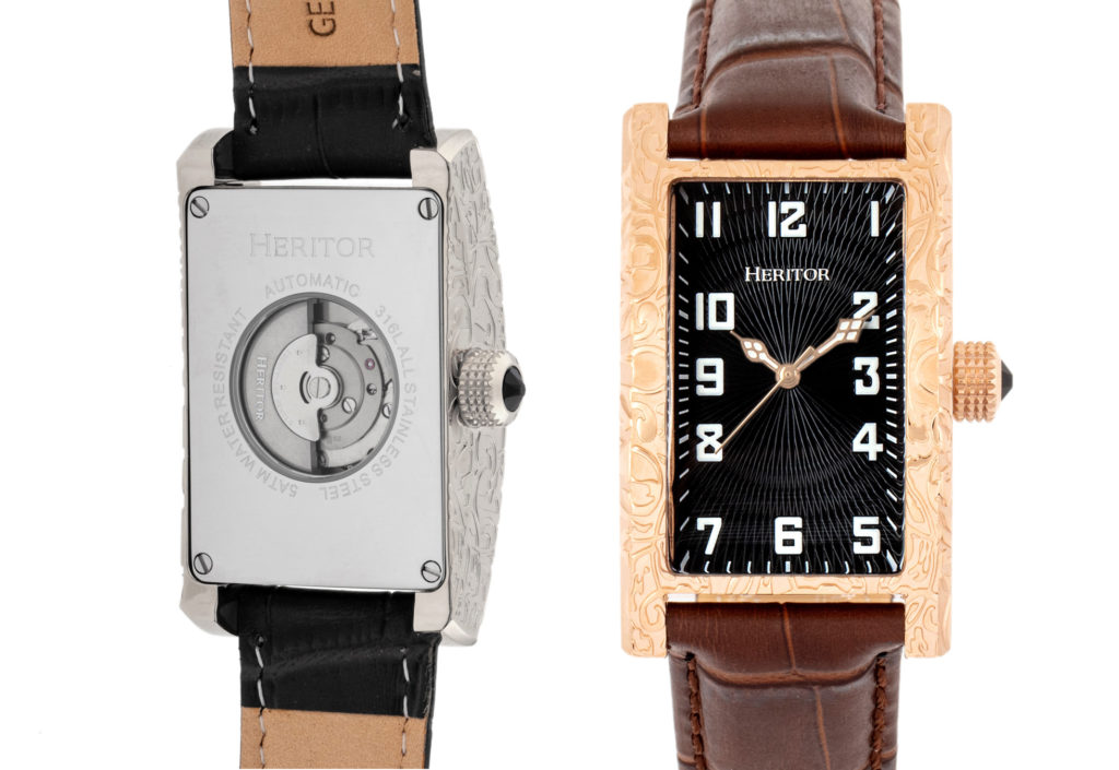 Heritor harks back to the early 1900s with rectangular style - WATCHPRO USA