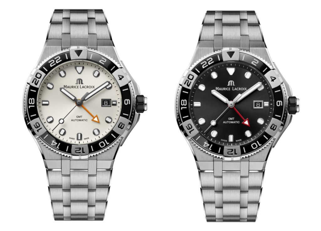 Maurice Lacroix adds second time zone hand to sporty Aikon watch ...