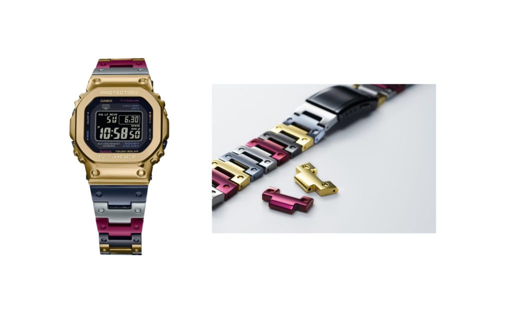 Casio combines toughened titanium with retro design for technicolor ...