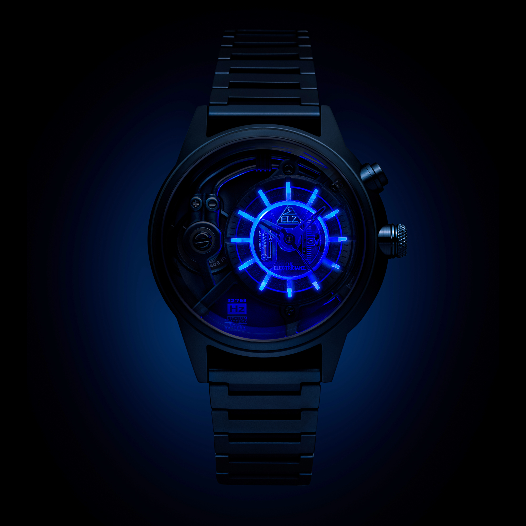 Electricianz watch review: Blue Z Metal - WATCHPRO USA