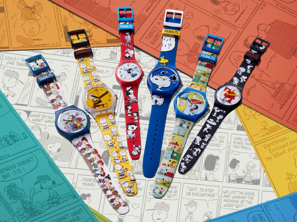 Swatch spreads seasonal cheer with a slew of Snoopy and friends watches ...
