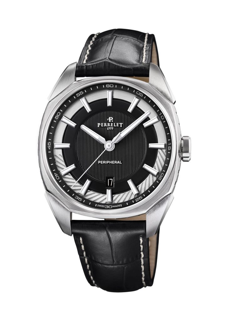 Perrelet positions peripheral rotor on the dial side of latest 3-hander ...