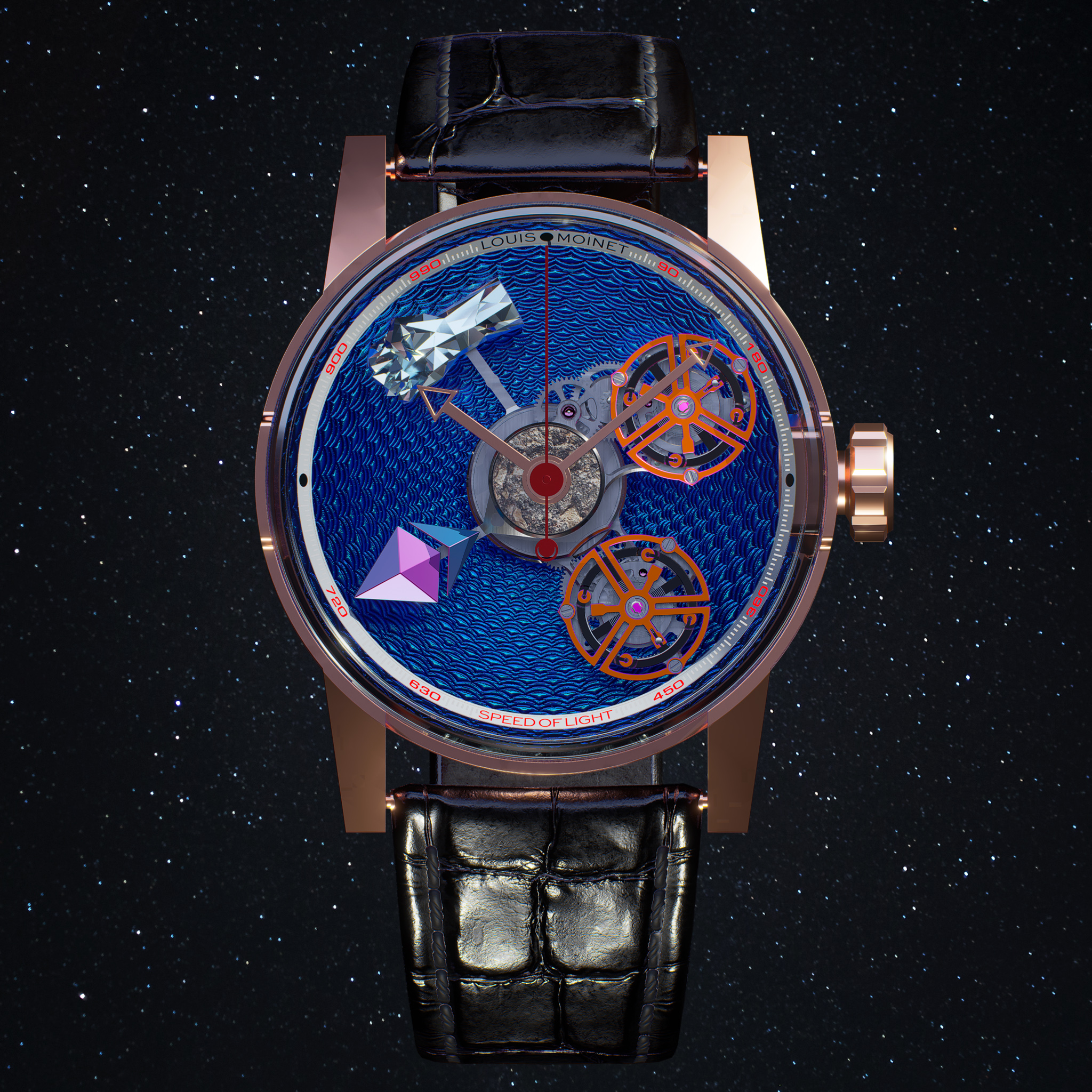 Louis Moinet hopes to sell 1,000 NFT avatars of its Space Revolution ...