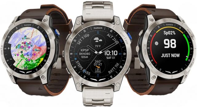 Garmin aviator smartwatch will help land a plane in an emergency