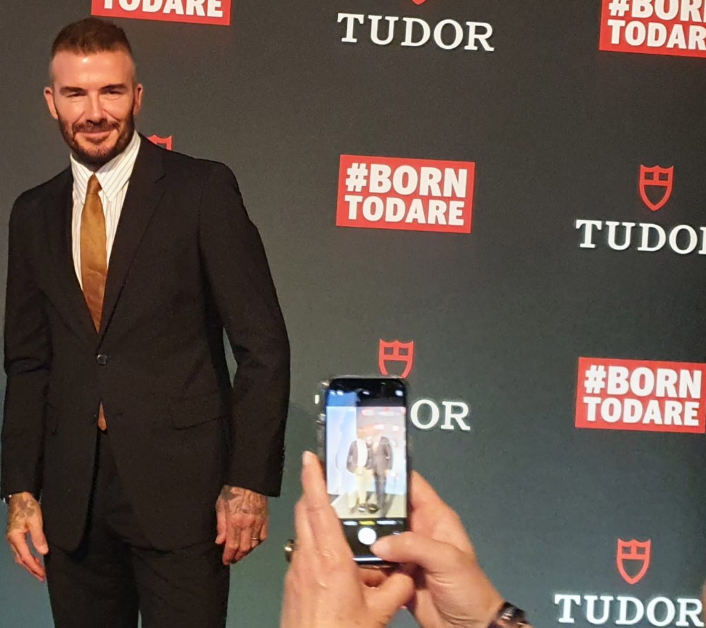 David Beckham picks Tudor Pelagos for date nights with Posh - WATCHPRO USA
