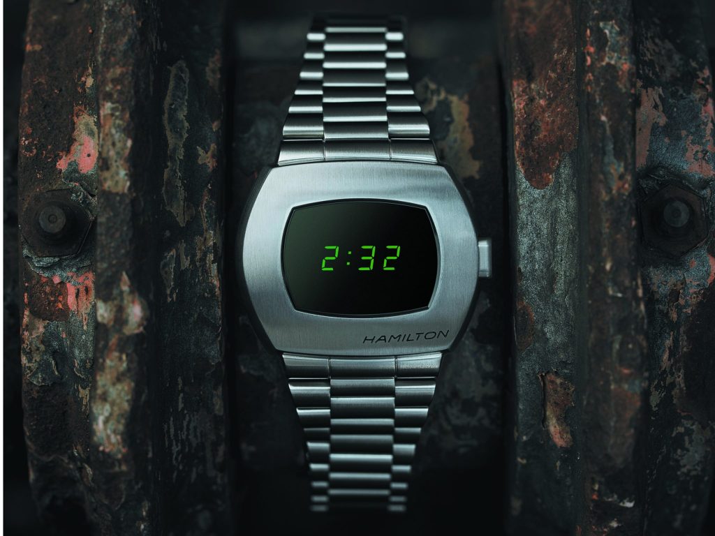 Hamilton brings back Matrix-style green dial to its digital PSR ...
