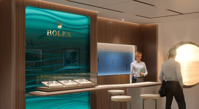 Rolex opens onboard floating pleasure palace