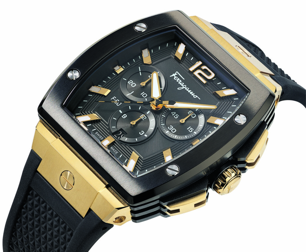 Ferragamo's new F-80 Tonneau Chrono - WATCHPRO USA