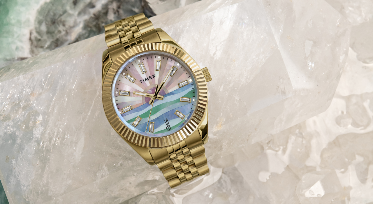 LA jeweler Jacquie Aiche designs sunrise watch for Timex