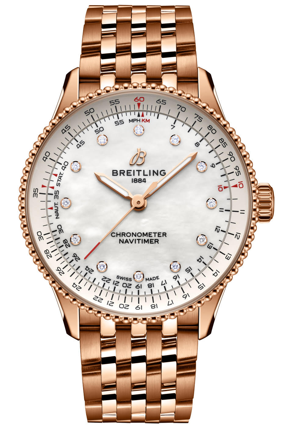 Charlize Theron unveils new Breitling Navitimer models