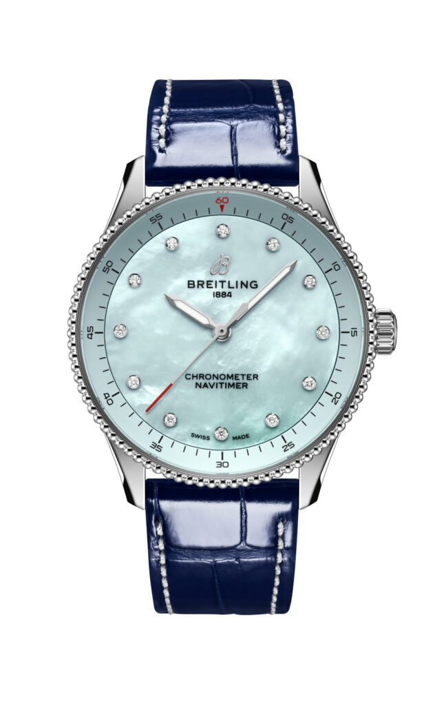 Charlize Theron unveils new Breitling Navitimer models