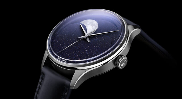 New moon rises over Christopher Ward C1 Moonphase