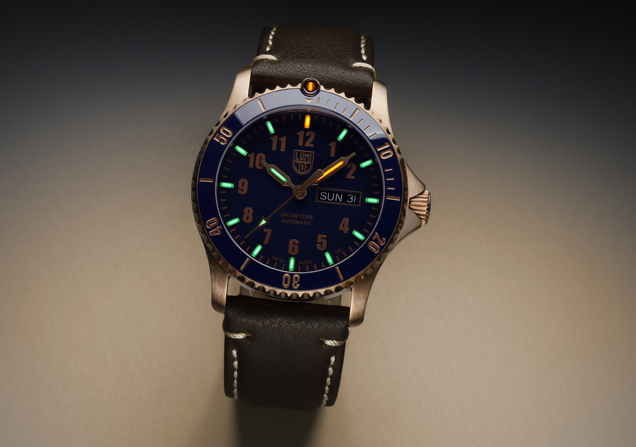 Luminox extends Sport Timer line with green and bronze models ...