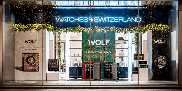 WOLF and Watches of Switzerland unveil promotional display at Hudson ...