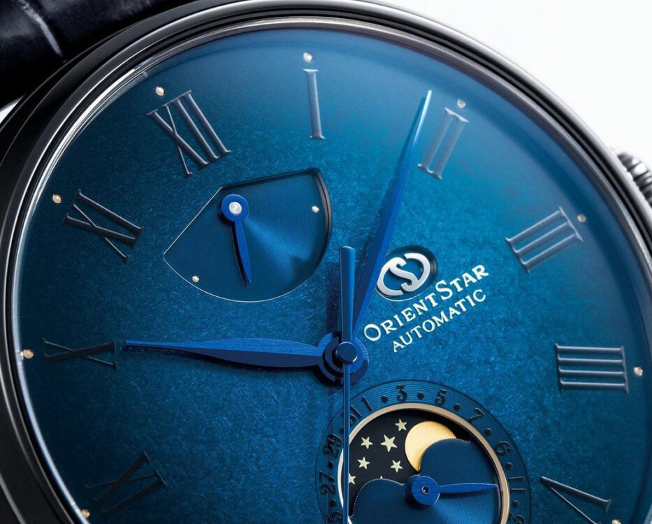 Constellation of Pleiades inspires Orient Star moon phase watch ...