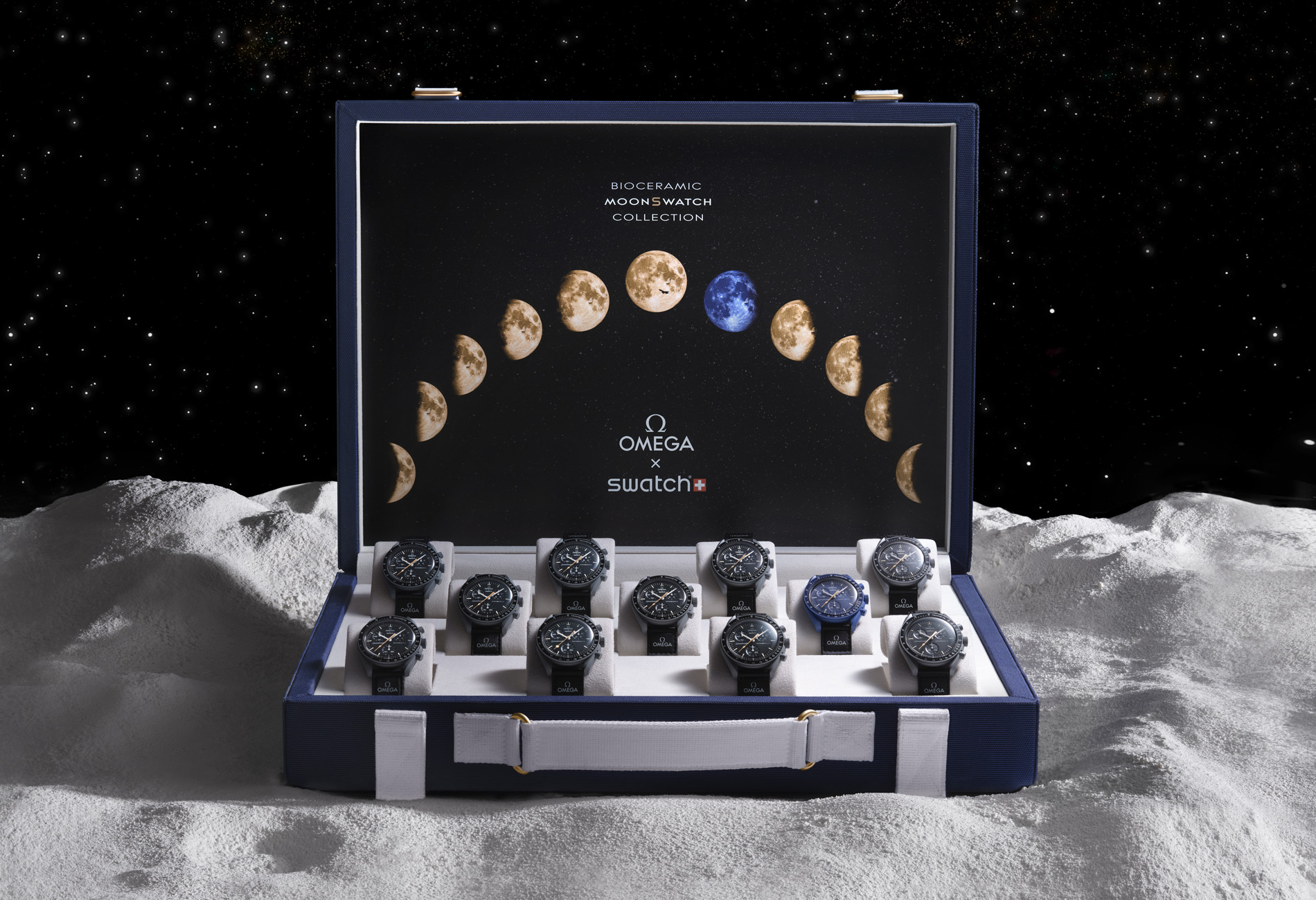 Frenzied bidding for MoonSwatch box sets drives price towards $50,000 ...