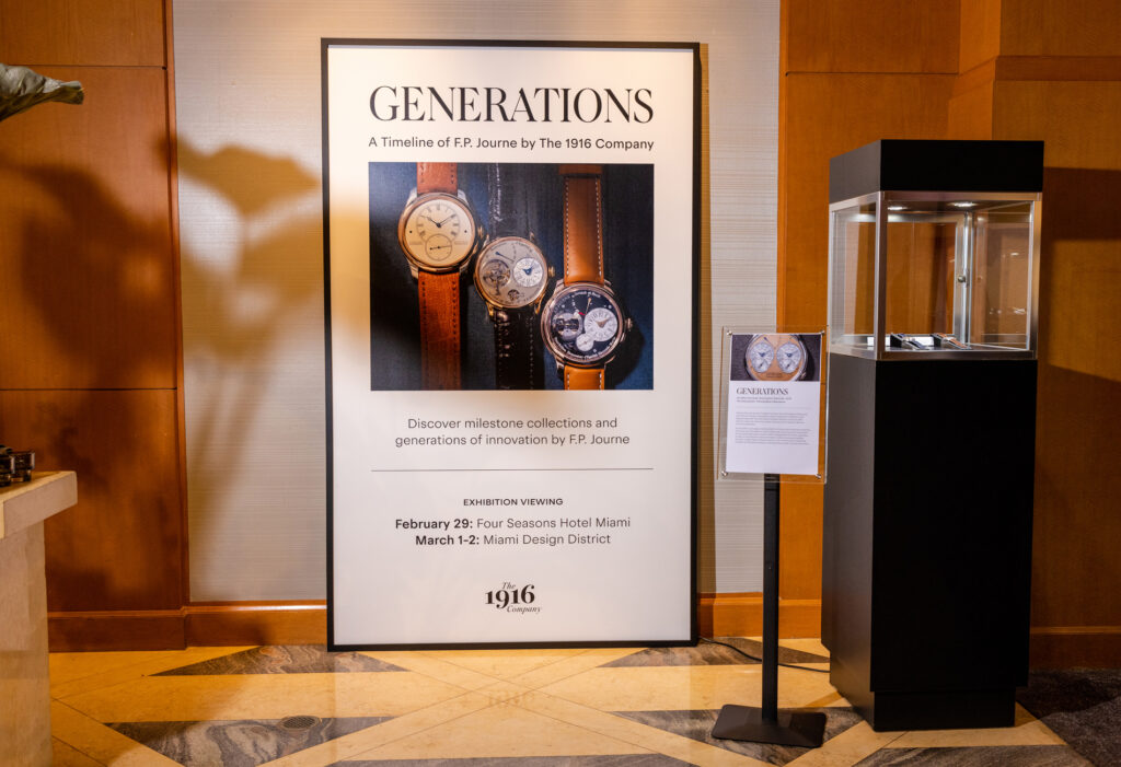 The 1916 Company F.P. Journe roadshow heads to the OC - WATCHPRO USA