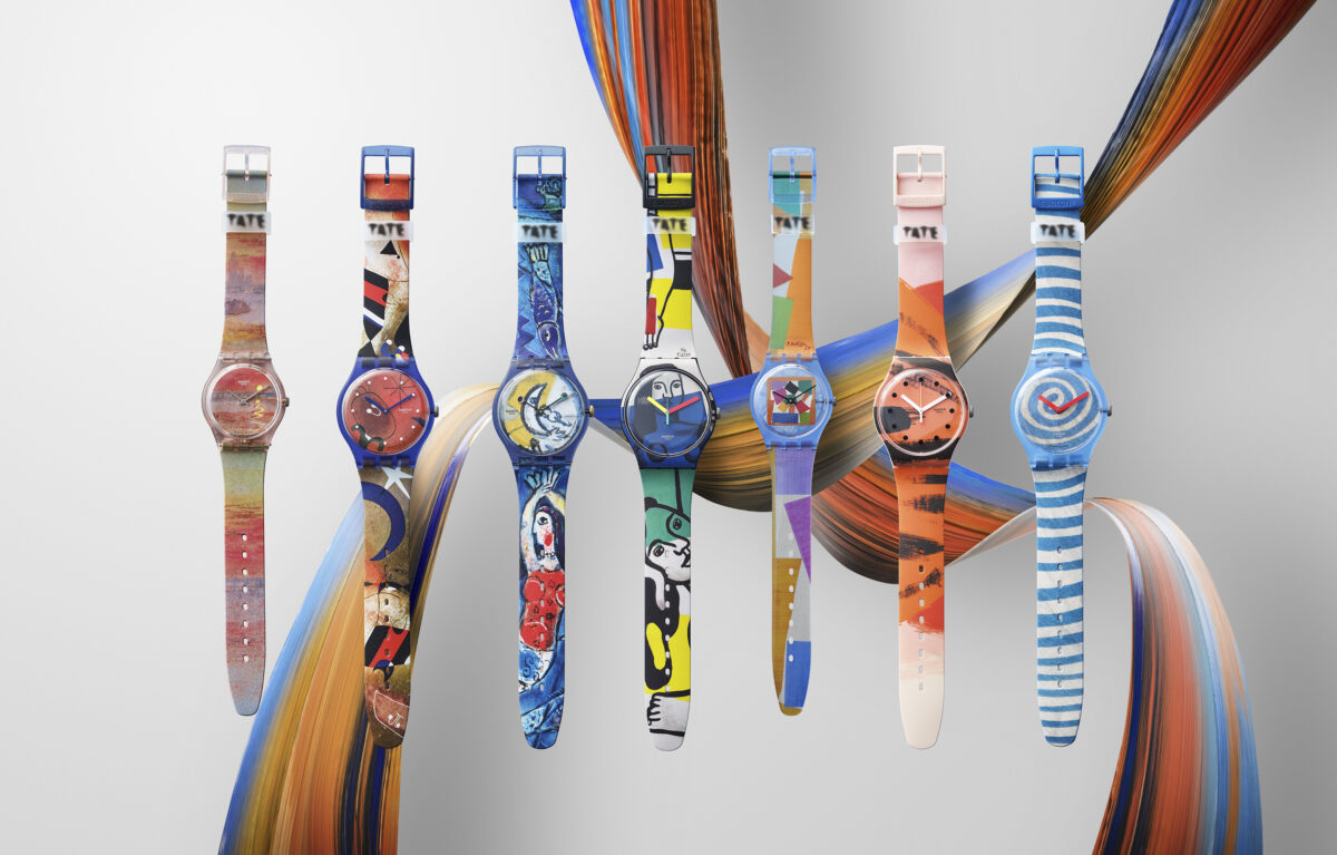 Swatch partners with Tate galleries for new arty timepieces