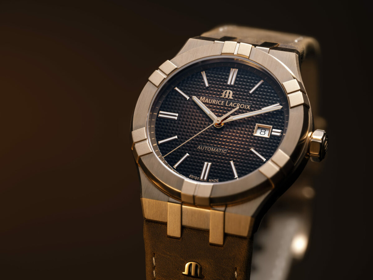 Maurice Lacroix brings back a bronze Aikon, this time with an automatic ...