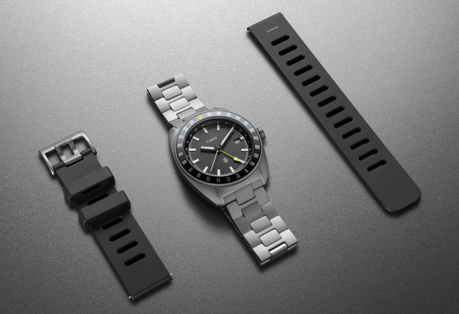 Introducing the Timex Watches X The James Brand Titanium GMT - WATCHPRO USA