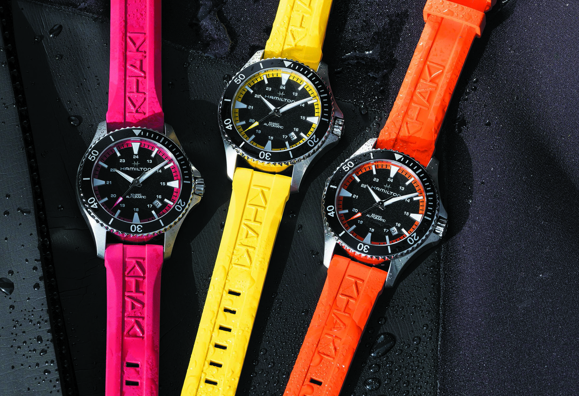 Hamilton flashes fresh colours for statement dive watches - WATCHPRO USA