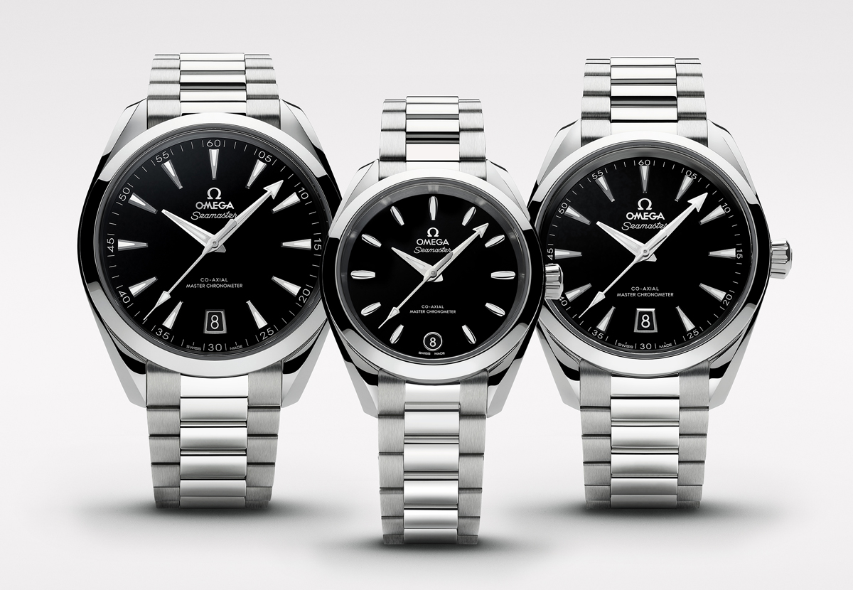 Smooth black look for Omega Seamaster Aqua Terra - WATCHPRO USA