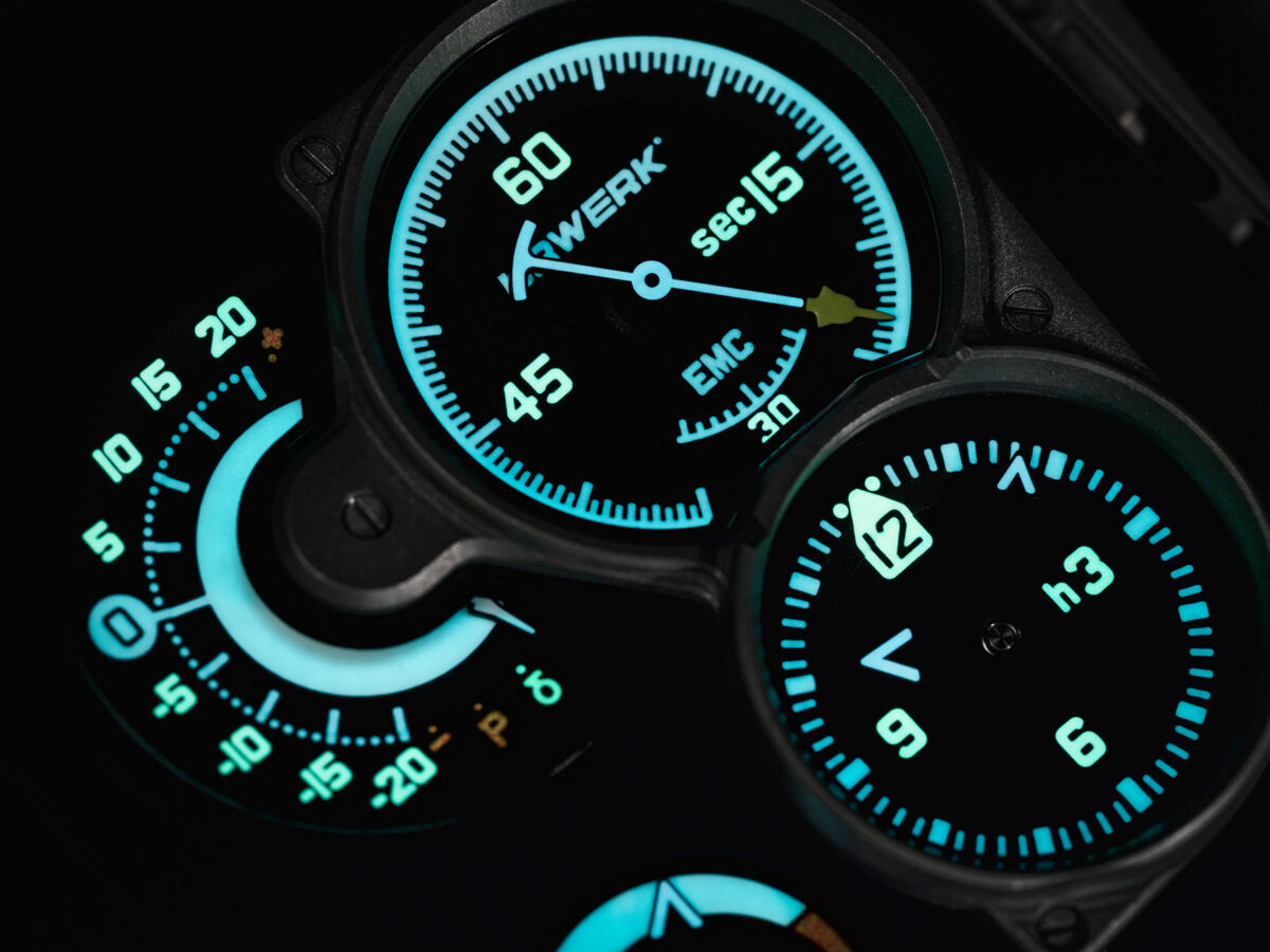 Urwerk revives its iconic EMC watch in stealth fighter jet black ...
