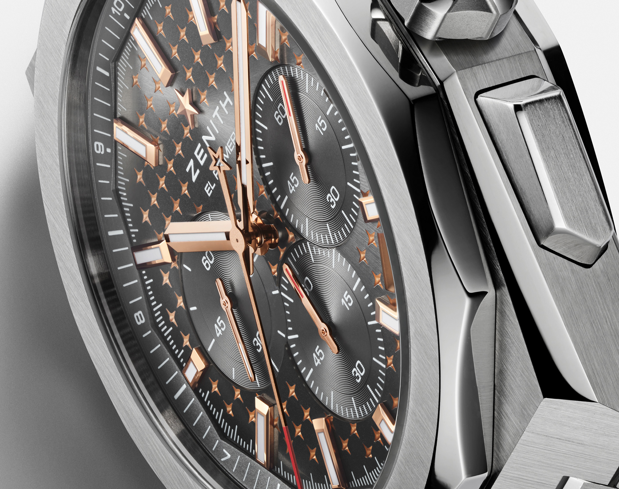 Grey and gold Defy Skyline reserved exclusively for Zenith website and ...