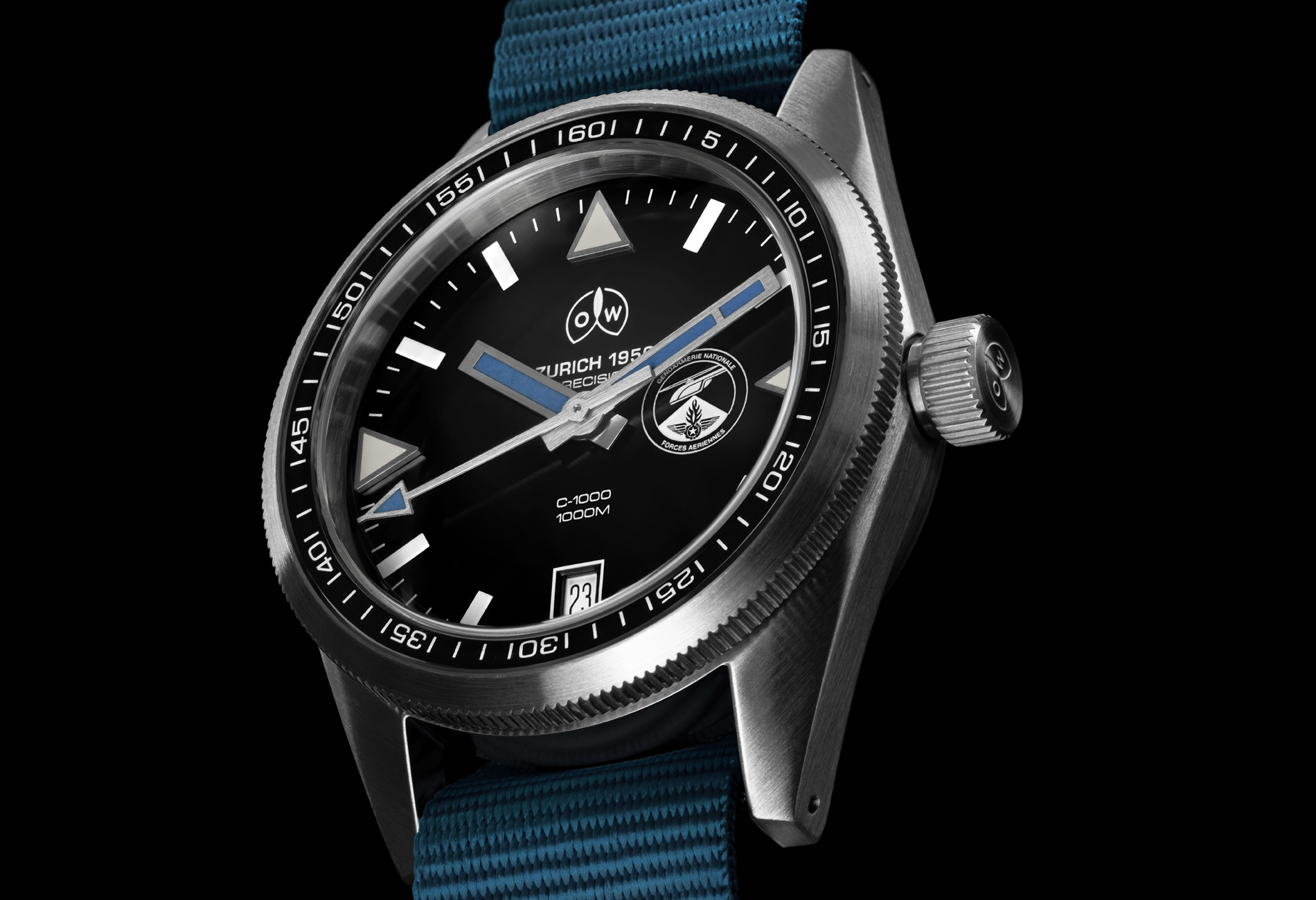 French National Gendarmerie Air Force watch produced for public sale by ...