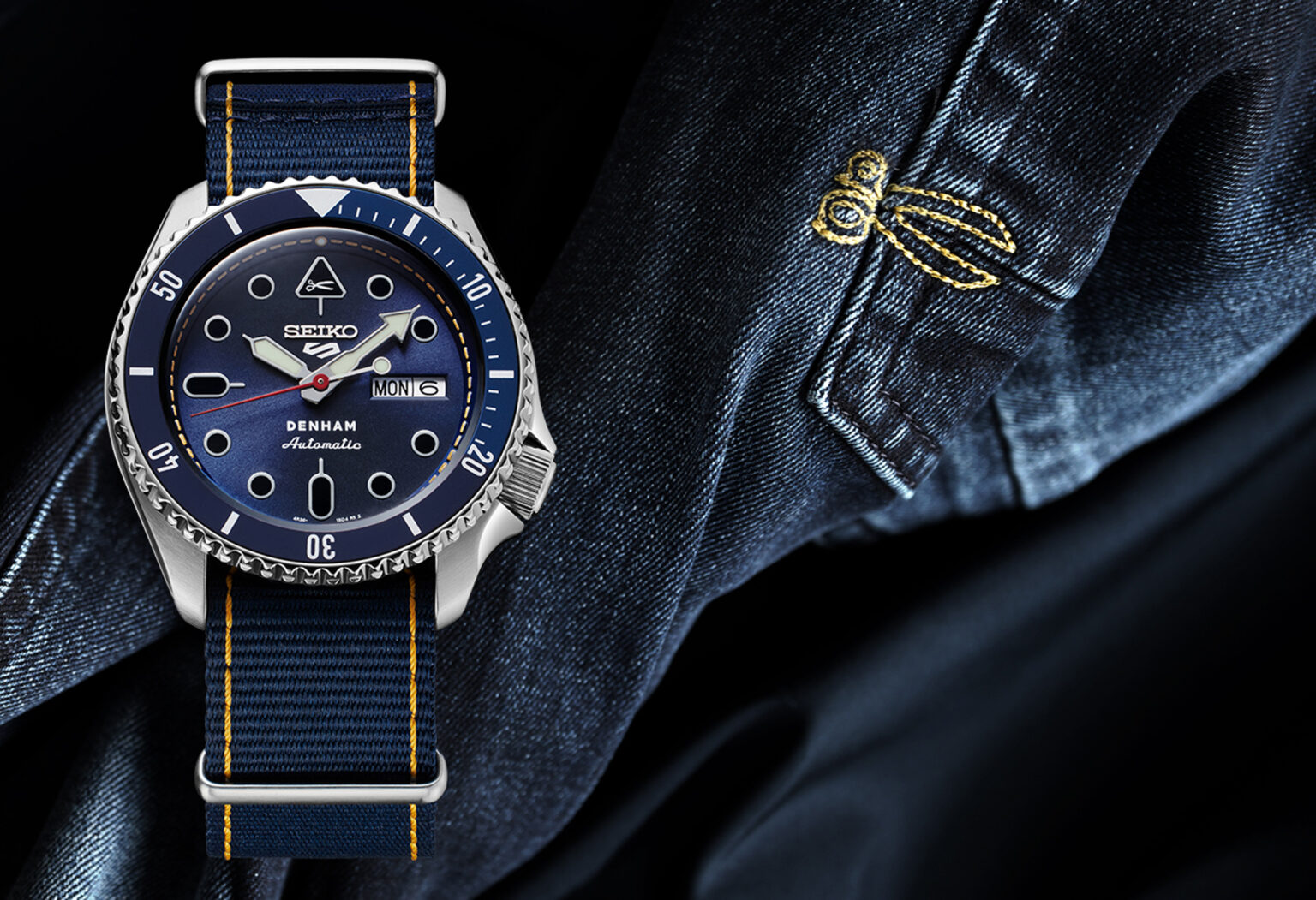 Seiko’s latest collaboration targets fans of pricey jeans-maker Denham ...