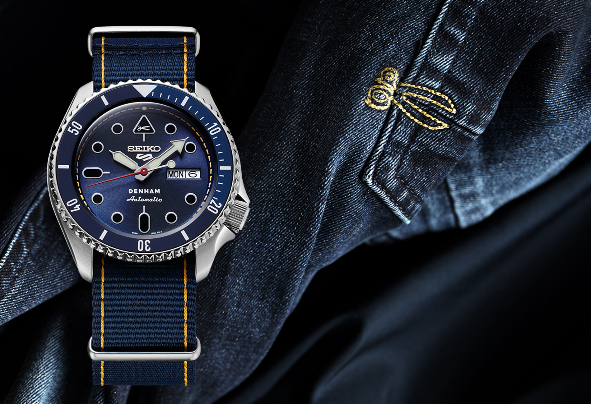 Seiko’s latest collaboration targets fans of pricey jeans-maker Denham ...