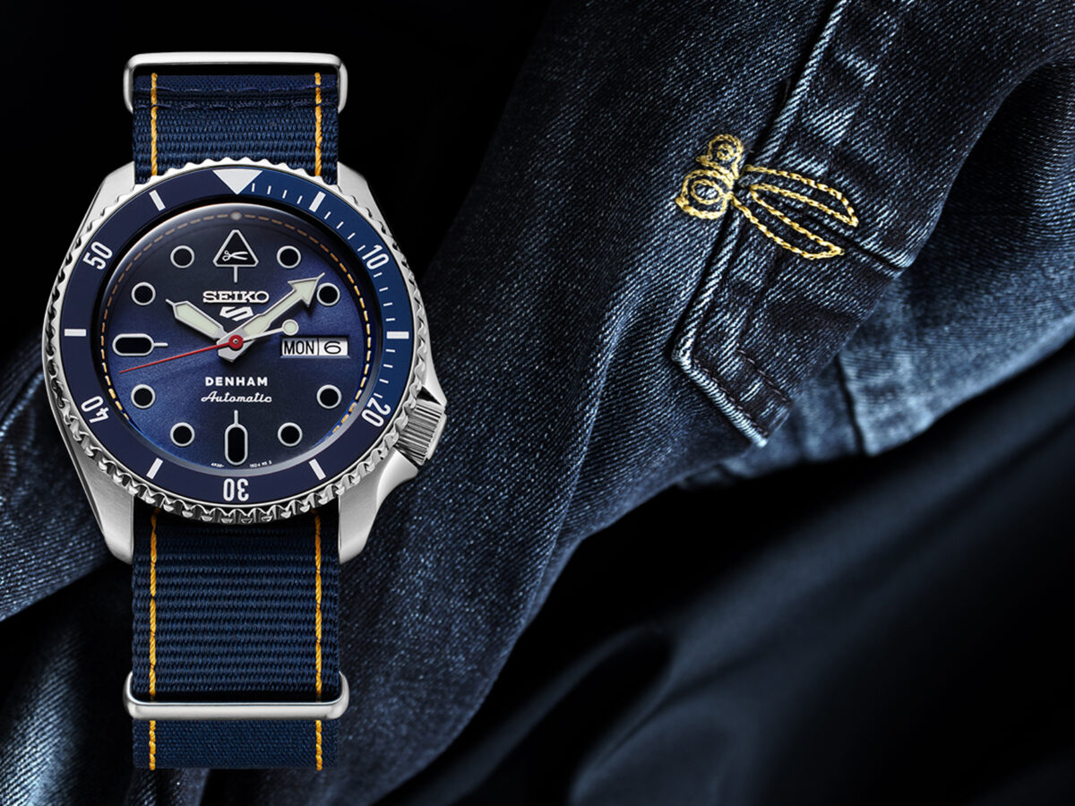 Seiko’s latest collaboration targets fans of pricey jeans-maker Denham ...