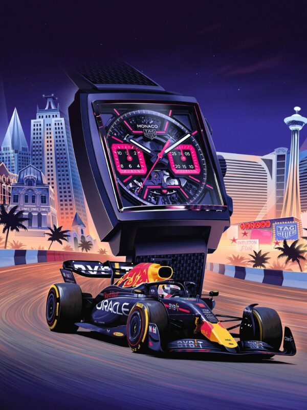 In the Pink: TAG Heuer Monaco arrives in glamorous Las Vegas livery ...