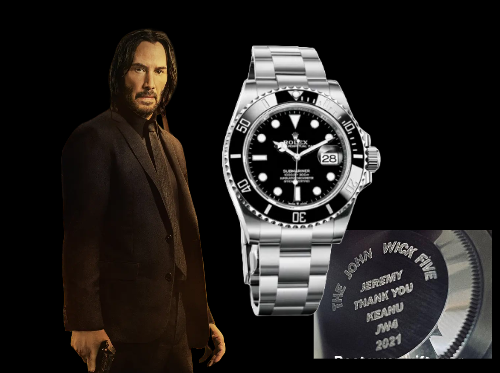 Keanu Reeves' stolen Rolex found a year later