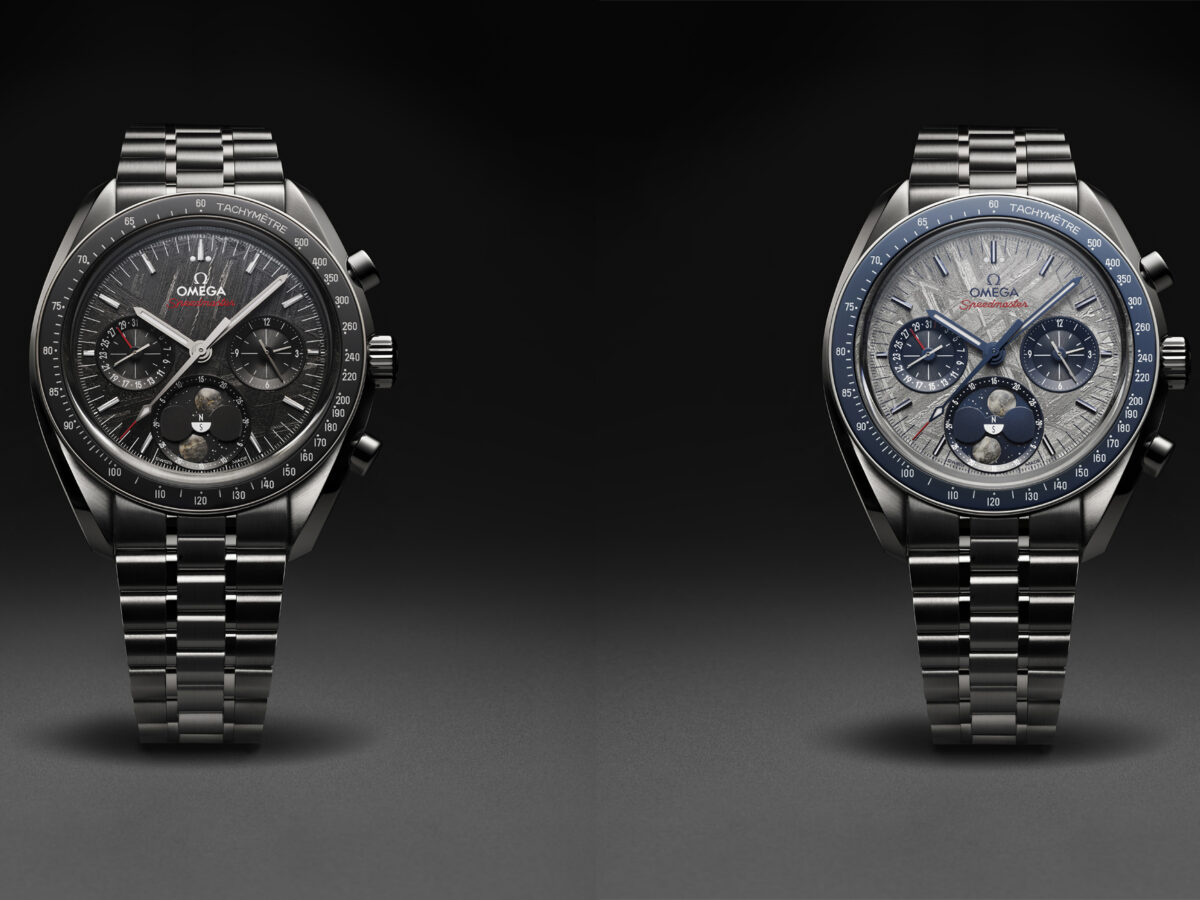 Meteorite-dialed Omega Speedmasters show both sides of the moon ...