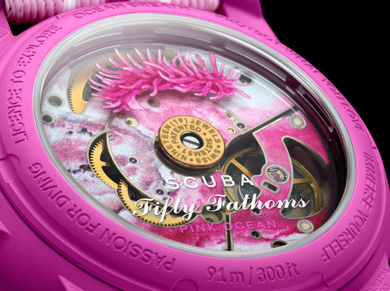 Introducing: Blancpain X Swatch Pink Ocean - WATCHPRO USA