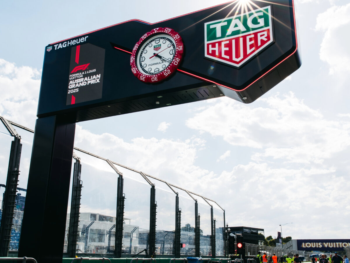 TAG Heuer revs engine for first F1 appearance on sunday