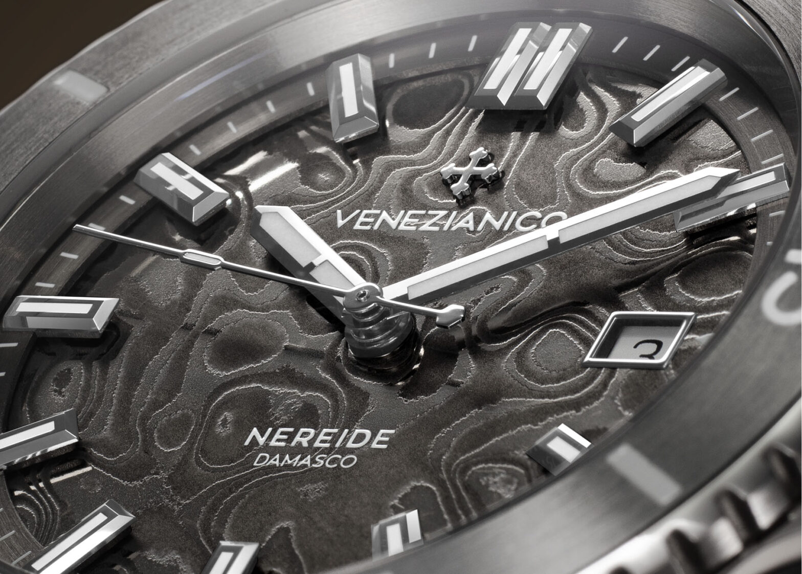 Every dial is unique in Venezianico’s Damascus steel watch collection ...