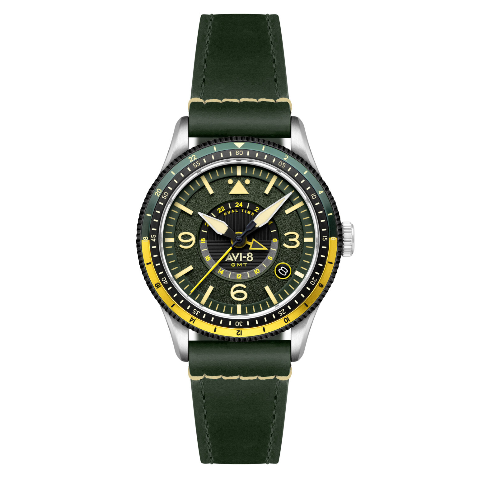 AVI-8 releases Flyboy Airmaster GMT Automatic - WATCHPRO USA