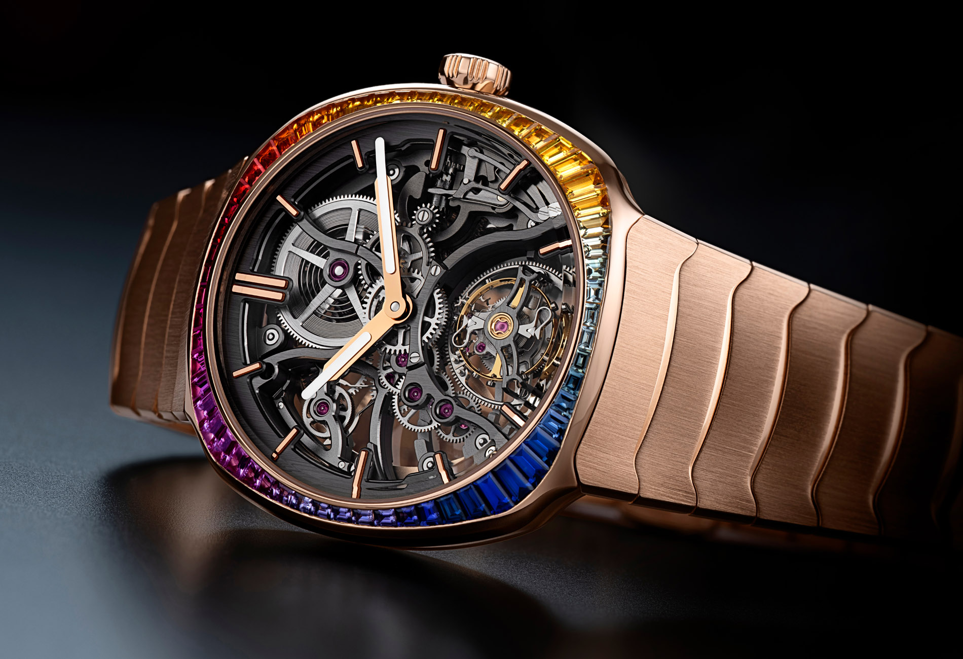 H. Moser makes rose gold rival to Rolex’s Rainbow Daytona - WATCHPRO USA