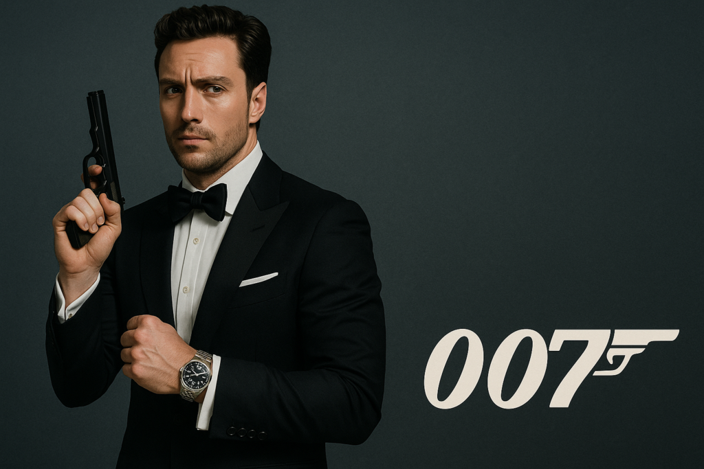 Omega sparks speculation that Aaron Taylor-Johnson will be the next ...