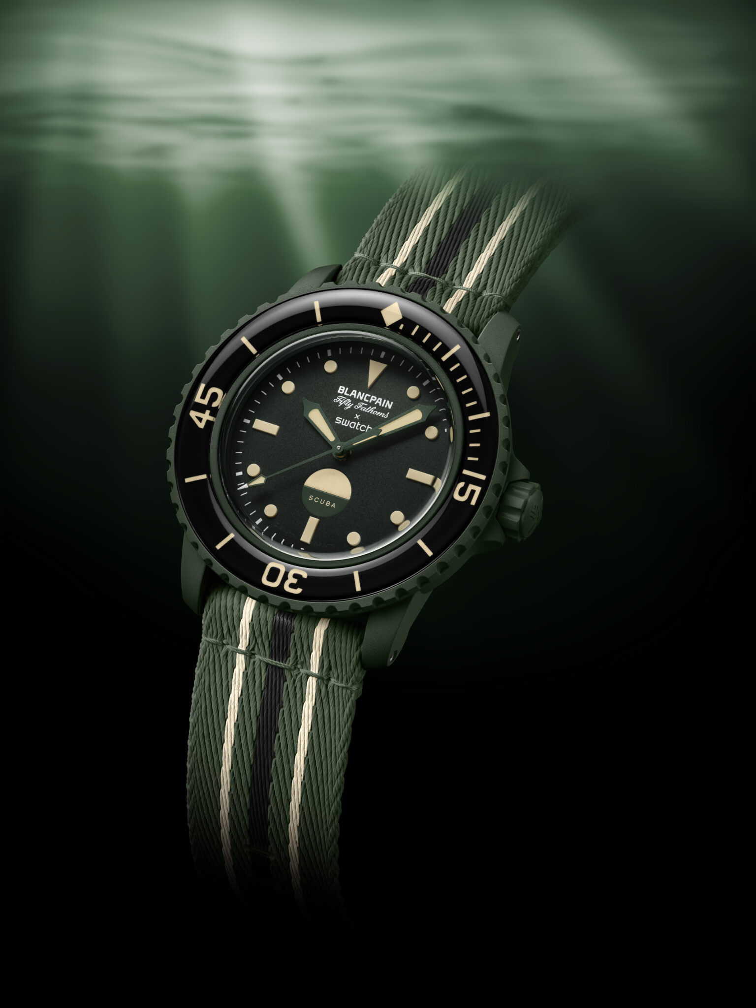 Swatch adds MIL-SPEC-style moisture detector to new camo Blancpain x ...