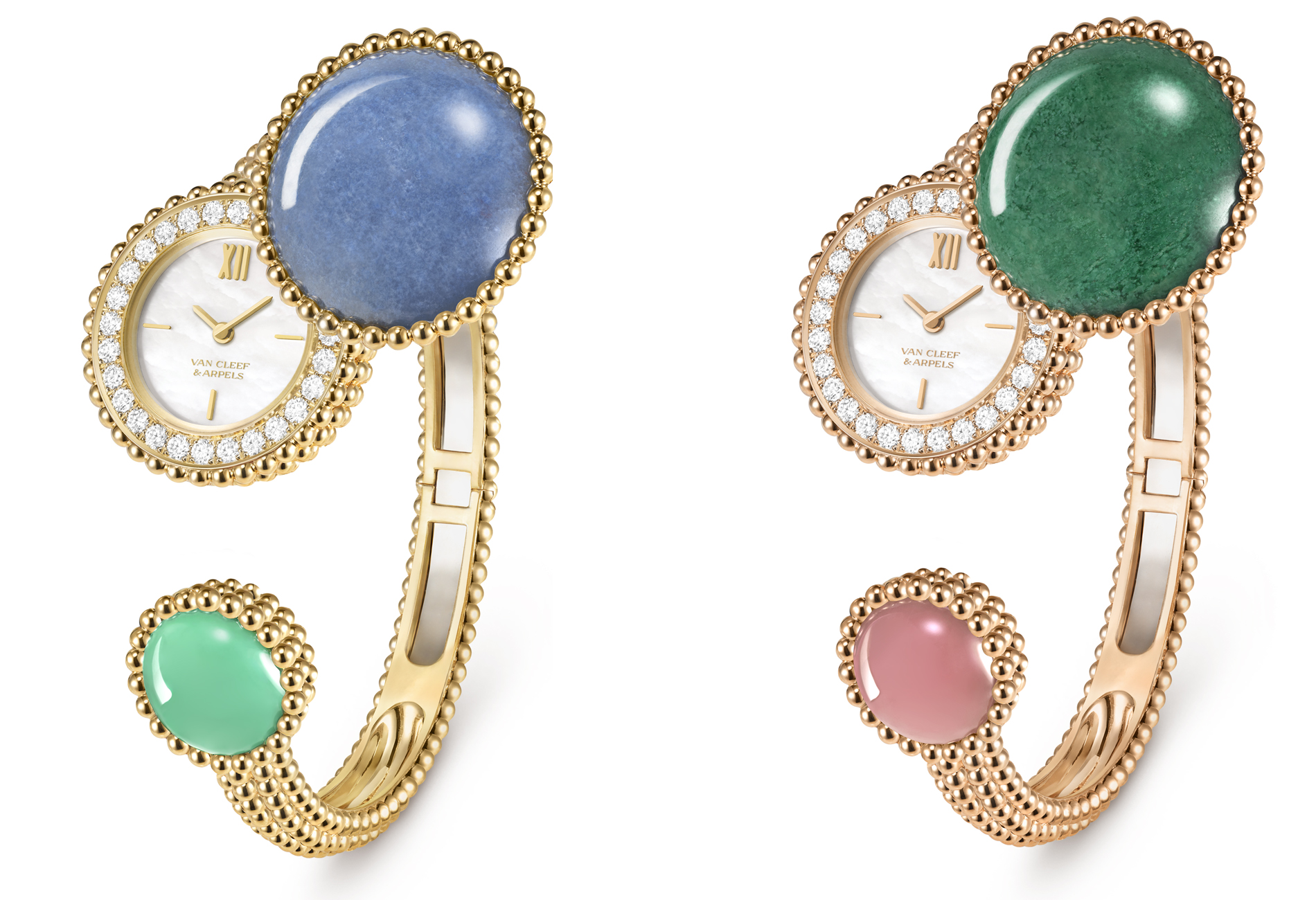 Van Cleef & Arpels adds two golden watches to Perlée Toi & Moi ...