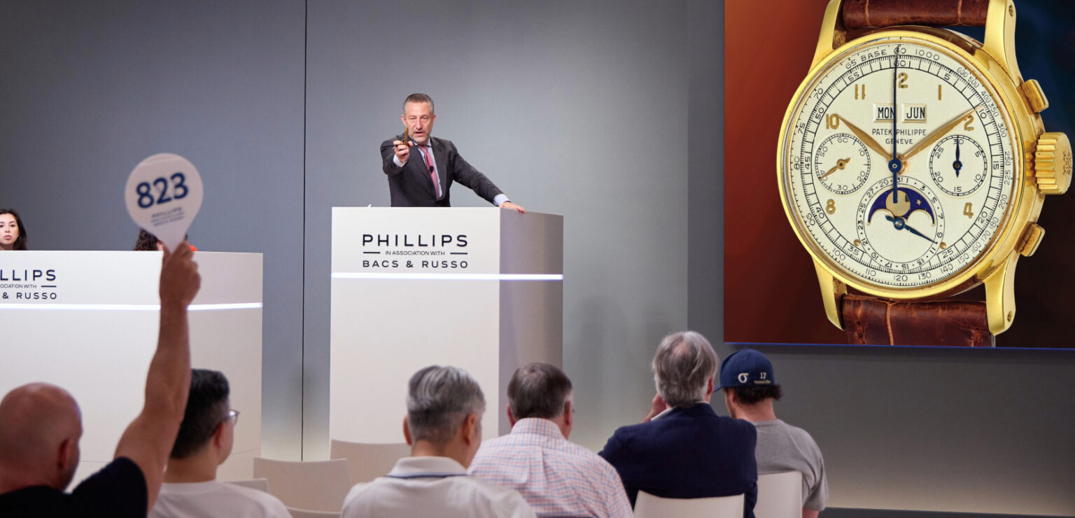 Phillips auctions lead the watch sales scene for spring